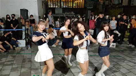 20220813 Hongdae Busking 홍대 미녀댄스팀 레이디비 Lady B 버스킹 10 Lovesick Girls