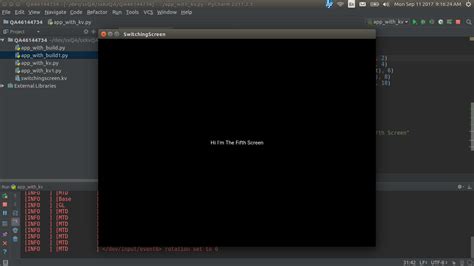 user interface a complete code example of kivy a working screen