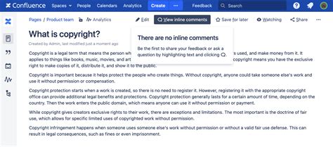 comment on pages and blog posts confluence data center and server 8 6