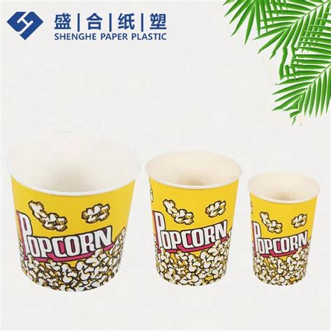 Fried Chicken Custom Paper Bucket Food Packaging Popcorn Bucket China