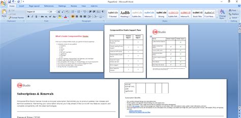 add advanced features to word documents in uwp apps