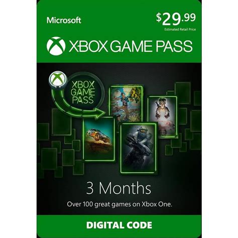 Xbox Game Pass 3 Months Xbox One Gamestop