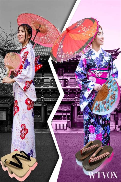 Yukata Kimono Difference