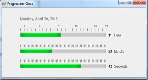 progressbar clock in vb free source code tutorials and articles