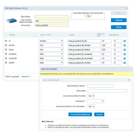databases features scriptcase