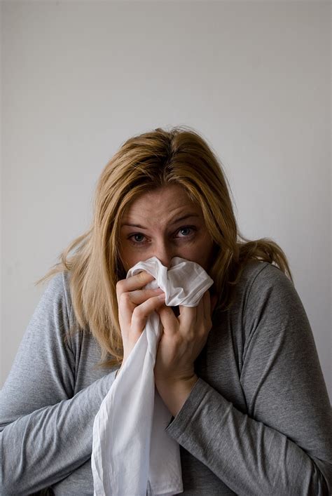 Woman Sneeze Blowing Nose Free Photo On Pixabay Pixabay