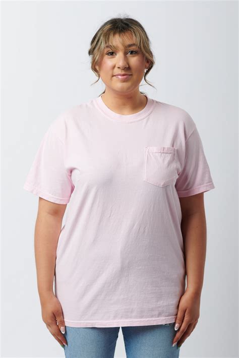 Bulk Order Garment Dyed Heavyweight Pocket T Shirt By Comfort Colors