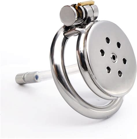 Flat Chastity Cage Male Small Metal Stainless Steel