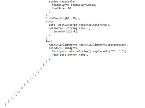 the workings of building a flutter app using wordpress back end