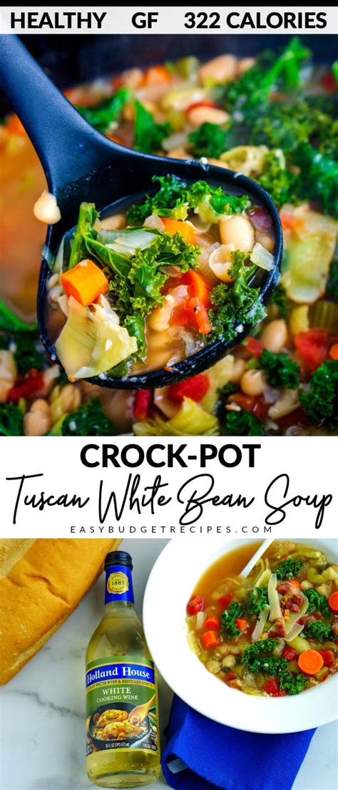 Crock Pot® Tuscan White Bean Soup • Food Folks And Fun