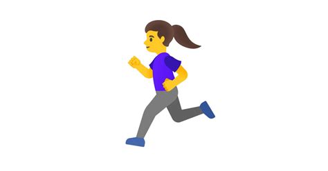 🏃‍♀️ Woman Running Emoji