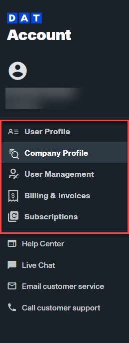account management dat power help center