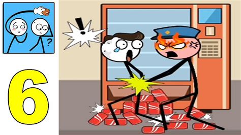 Thief Puzzle Weegoon Funny Stickman Puzzle Game All Levels 211