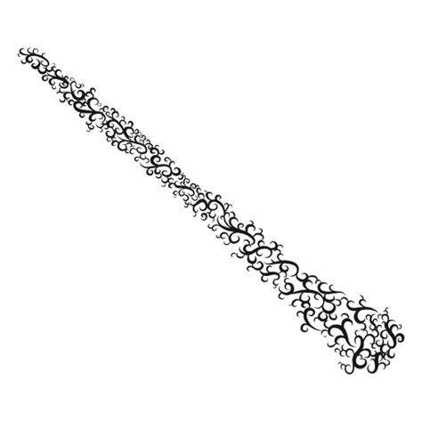 Diseño Png Y Svg De Remolino De Instrumento Musical De Oboe Para Camisetas
