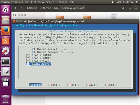 getting started of qemu ubuntu rt thread document center