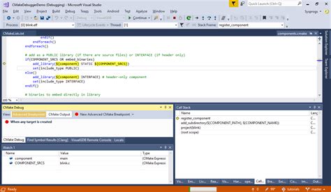 introducing cmake script debugger sysprogs
