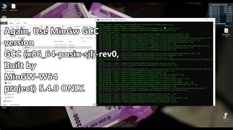 how to install opencv on windows 78 64bit using mingw