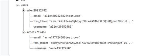 android how to retrieve list of attributes from multiple firebase