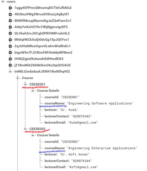 how to retrieve node names and node properties in firebase android