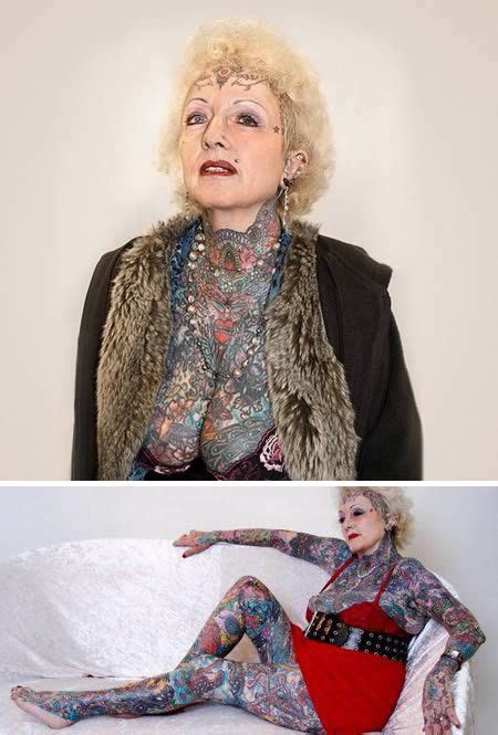 13 Most Awesome Old People With Tattoos Old People With Tattoos Old