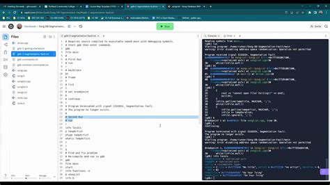 gdb 2 segmentation fault youtube