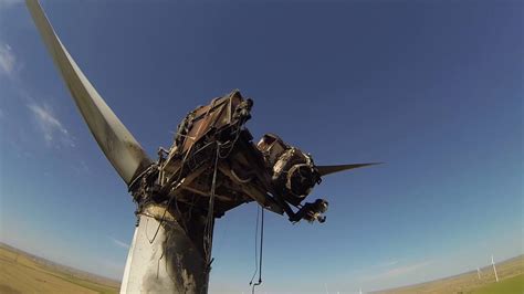 Burnt Wind Turbine Aftermath Youtube