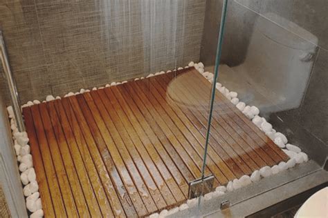 Teak Shower Floor Pros And Cons Maintenance And More Flooring West