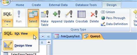 ms access forms passing parameters to queries dynamically