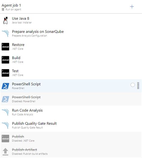 core azure devops ci pipeline failing when adding