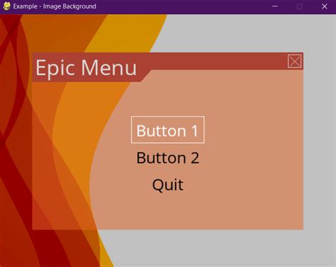 gallery examples — pygame menu 3 5 2 documentation