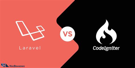 laravel vs codeigniter which one to choose web application website