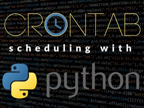 how to schedule a python script with crontab tony