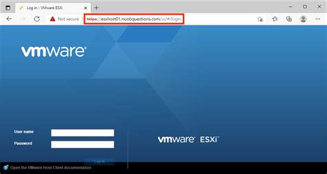 vmware tutorial configure esxi host management network noobquestions
