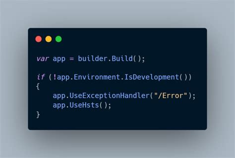 exception handler page in asp core