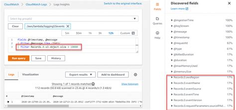 operating lambda using cloudwatch logs insights aws compute blog