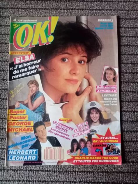 Magazine Ok 04 1988 N° 638 Elsa Herbert Leonard Renaud Samantha