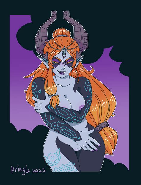 Rule 34 1girls Blush Female Female Only Laughing Midna Nintendo
