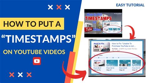 how to put timestamps on youtube video its benefits easy tutorial