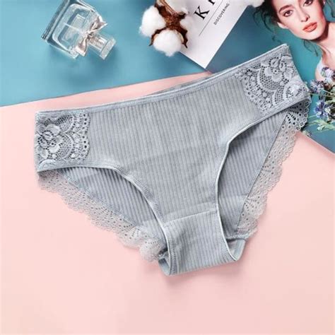 Culotte Slip Vdoderr Culotte Sexy En Coton Et Dentelle Pour Femme Sous