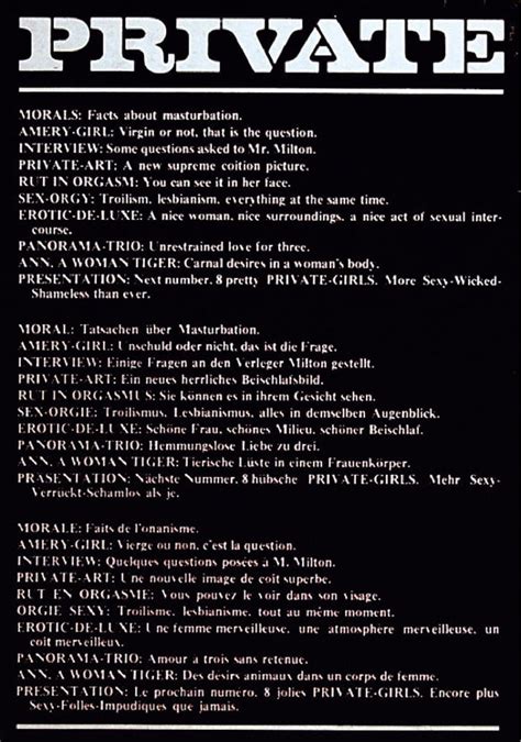 Vintage Retro Porno Private Magazine 012 Porn Pictures Xxx Photos