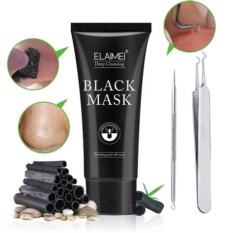 Blackhead Removal Bamboo Charcoal Black Mask Deep Cleansing Peel Off