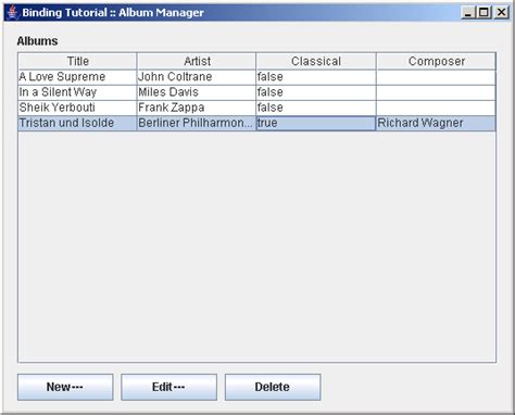 data binding master slave swing components java