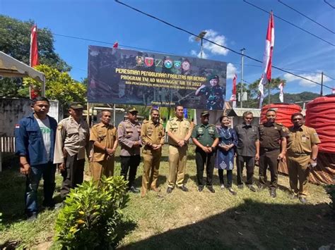 Peresmian Fasilitas Air Bersih Program Tni Ad Manunggal Air Desa