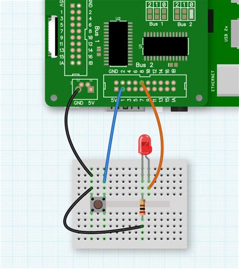 reading a button input using a raspberry pi