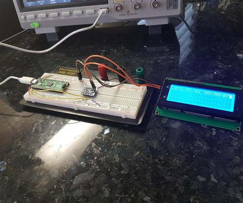 rpi pico i2c lcd control 4 steps instructables