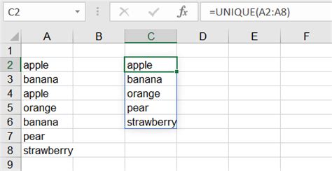 how to count unique values in excel with the unique function