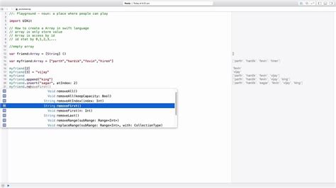 array in swift ios youtube
