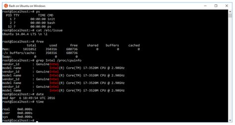 howdy ubuntu on windows getting started