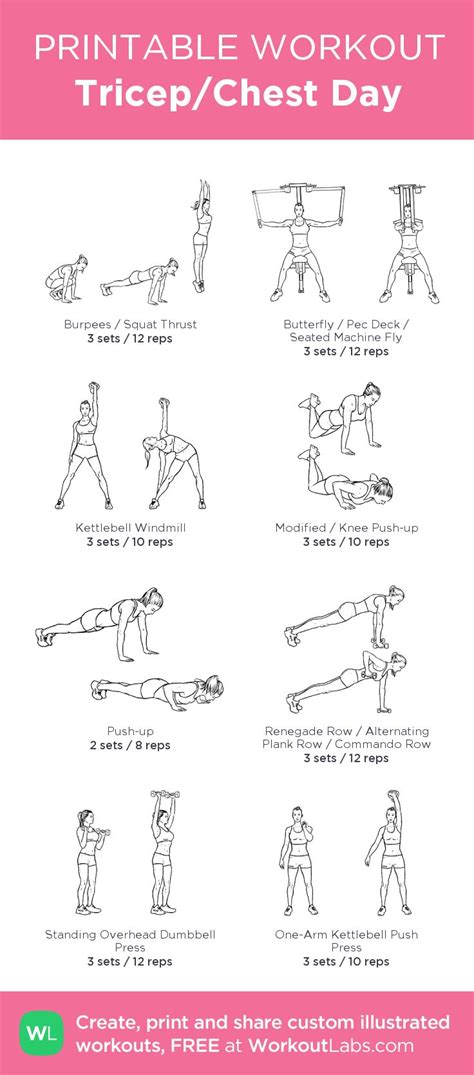 30 Minute Chest And Tricep Workout Routine For Definition For Push Your