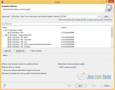 javafx applications with e fx clipse examples java code geeks 2022